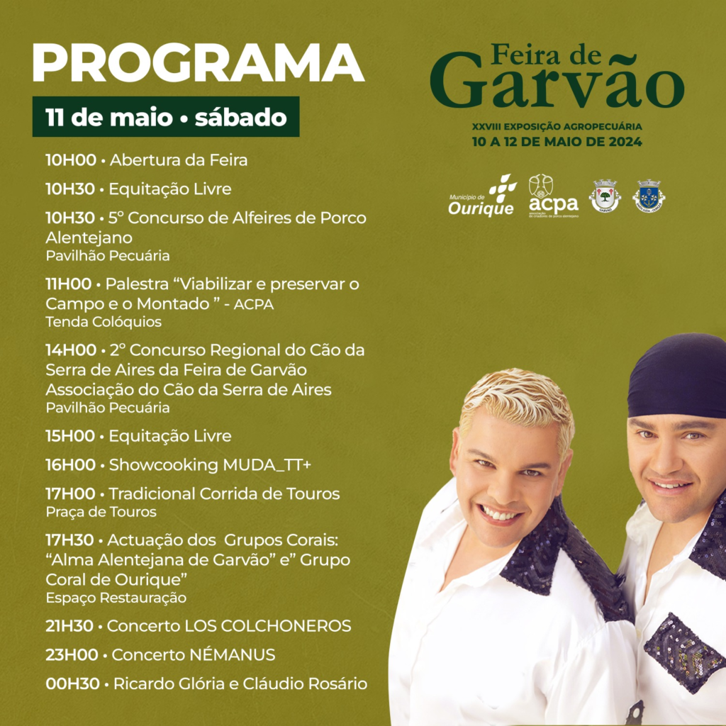 Feira de Garvão (Ourique) inicia-se sexta-feira. Conheça o programa ...